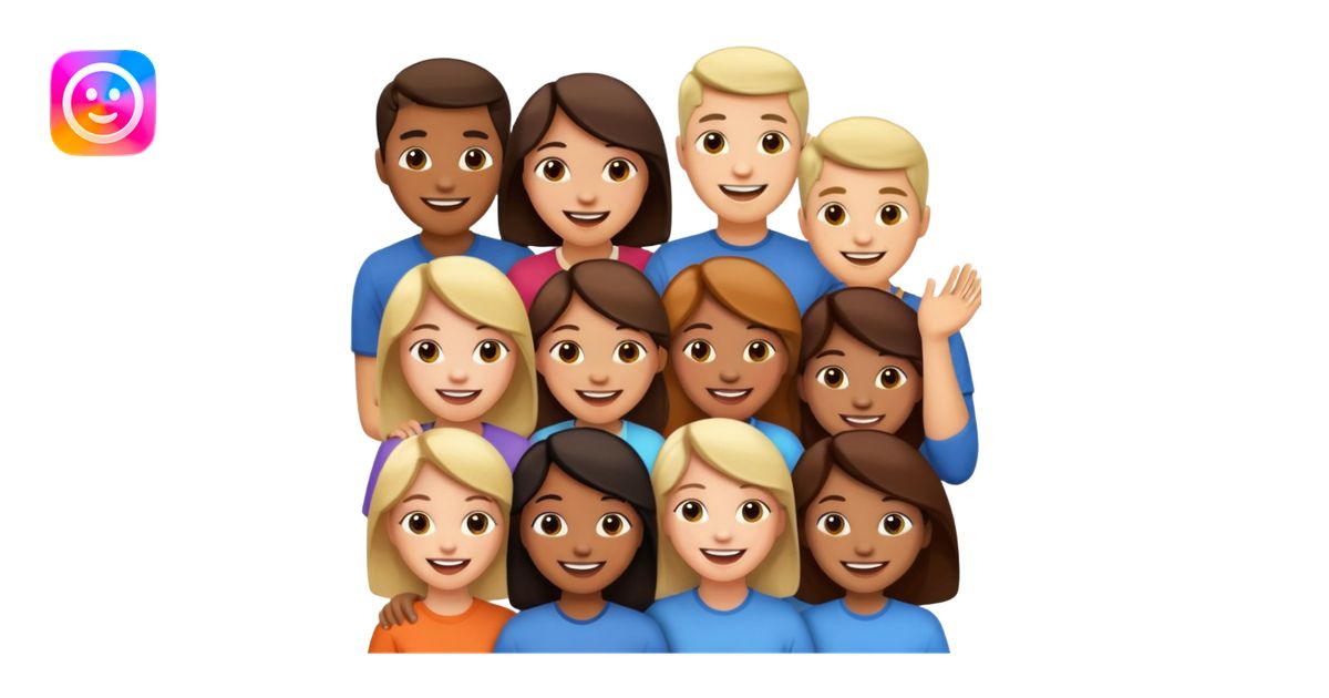 crowd emoji | AI Emoji Generator