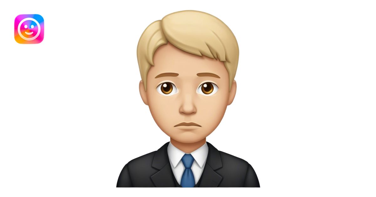 Sad lawyer emoji | AI Emoji Generator
