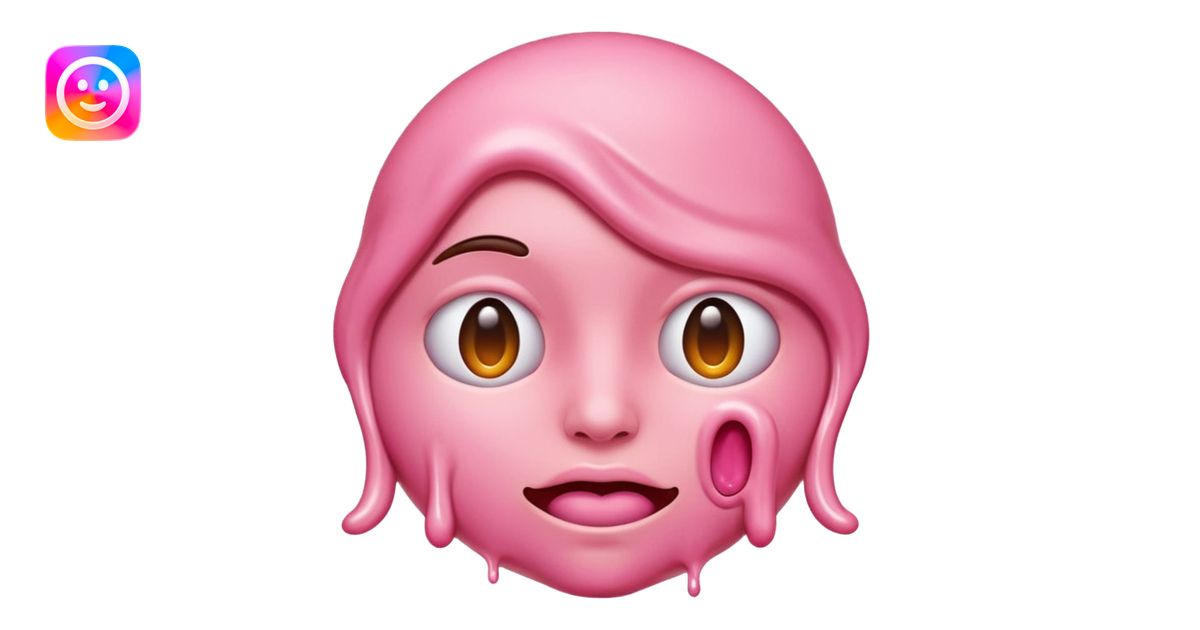 metamorphizing melted skin human emoji emoji | AI Emoji Generator