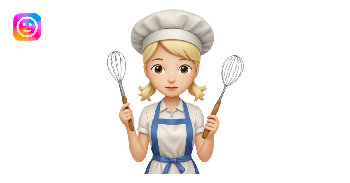 girl cooking emoji | AI Emoji Generator