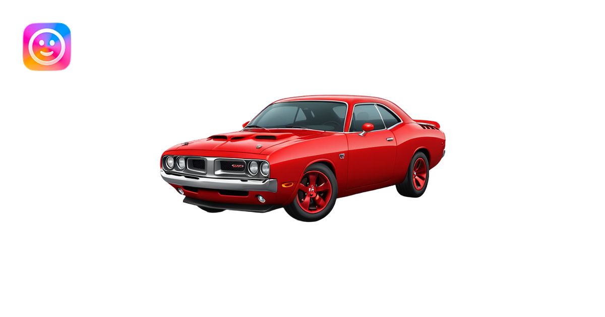 red scat pack emoji | AI Emoji Generator