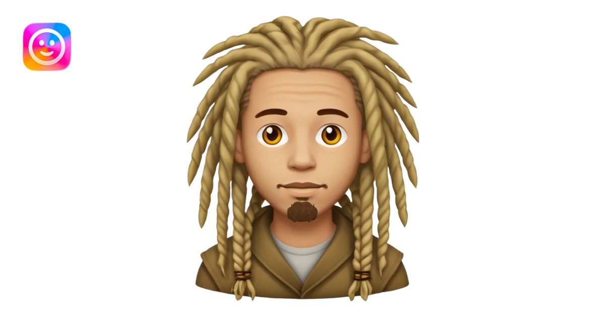 man light skin with dread emoji | AI Emoji Generator