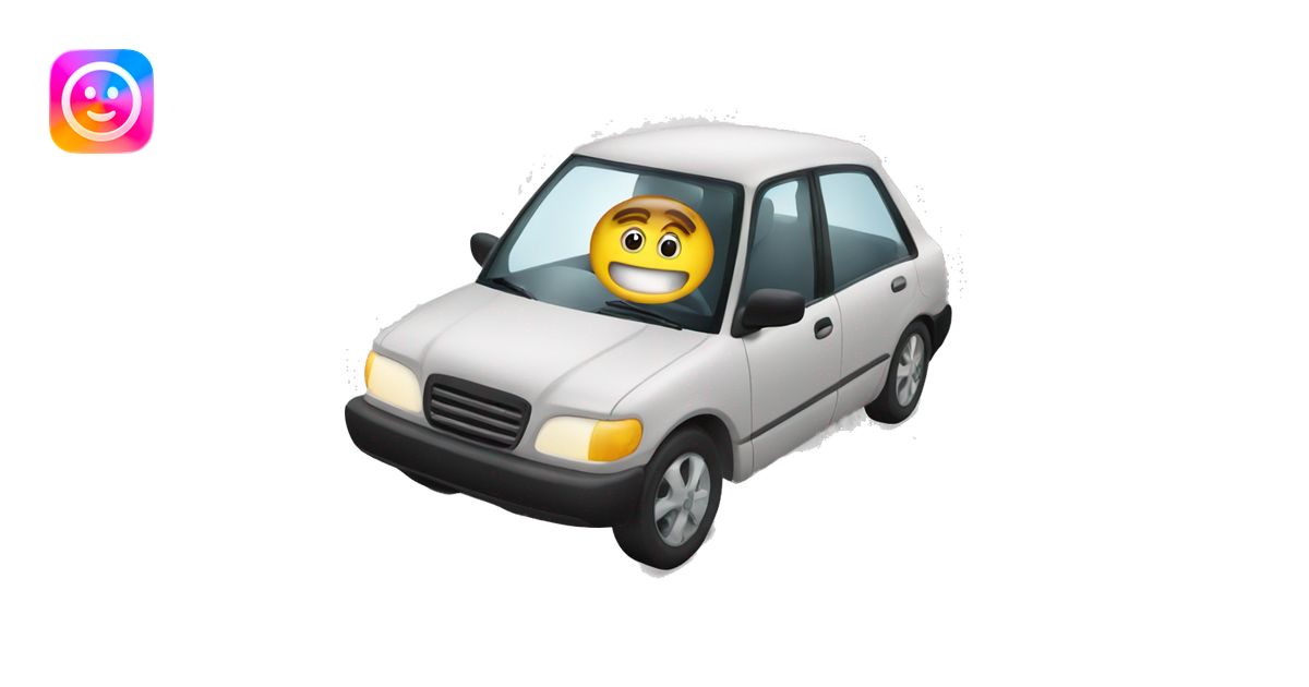 car driving car emoji | AI Emoji Generator