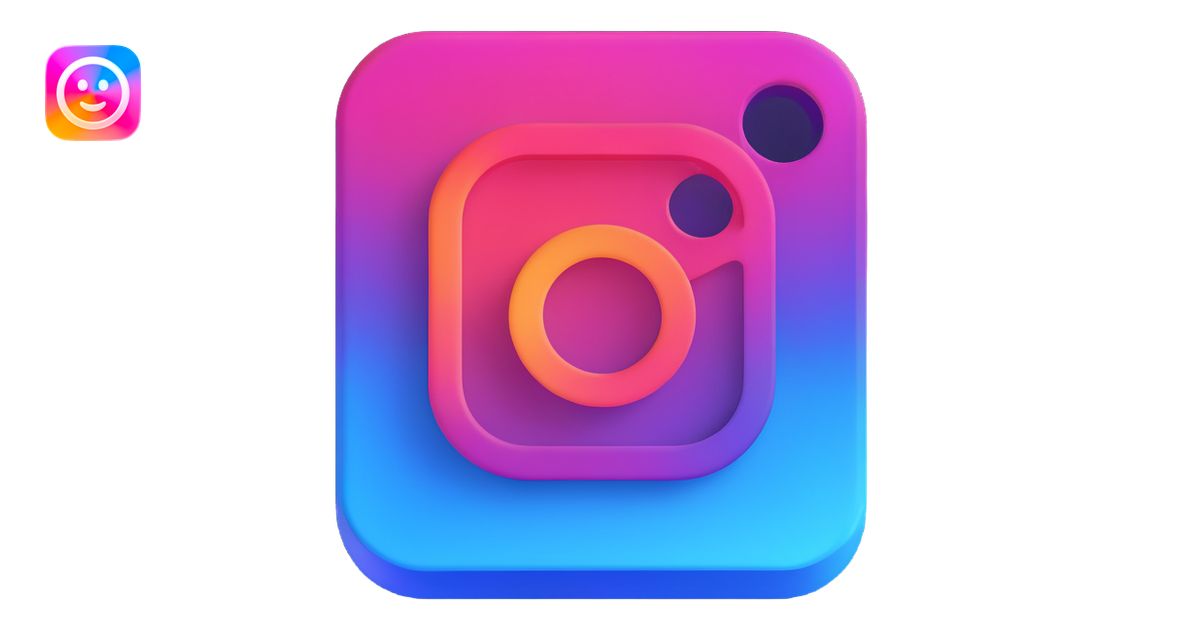 Modify the icon to have the exact Instagram official color gradient ...