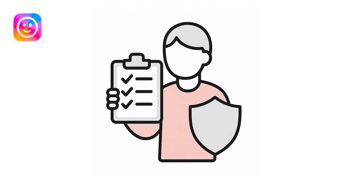 security and risk management, clipboard with checklist and shield ...