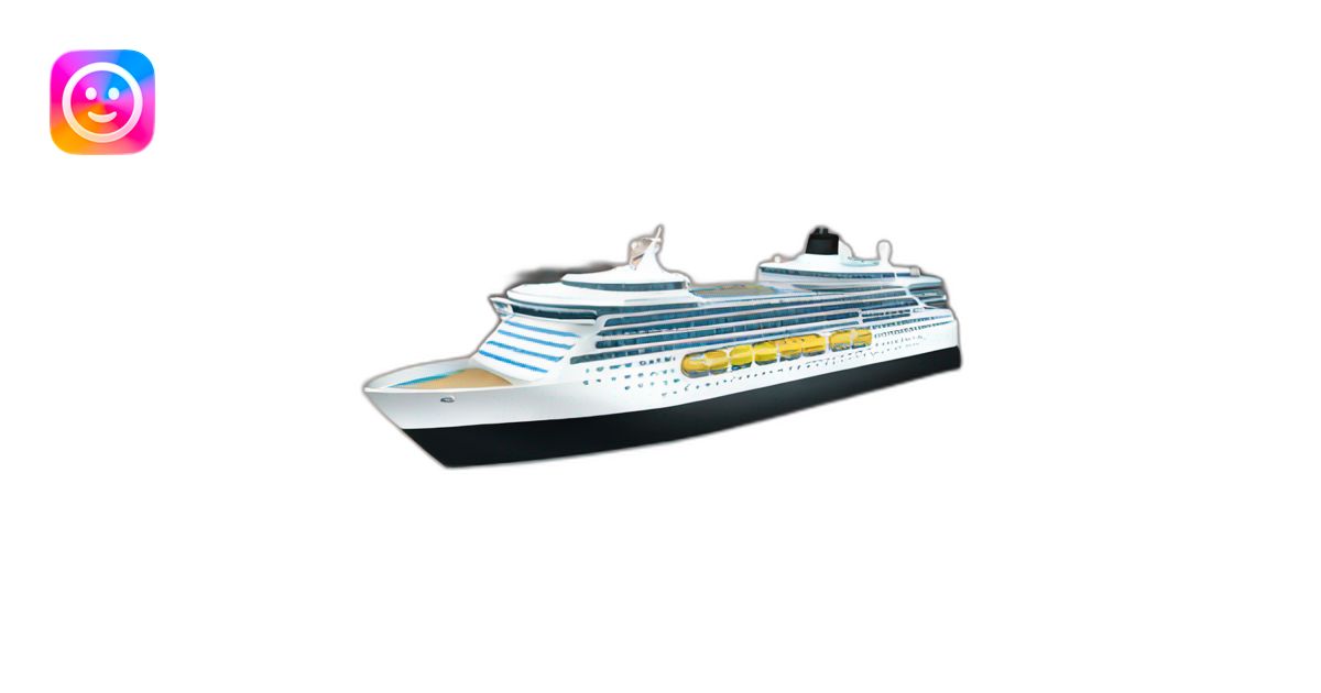cruise ship emoji | AI Emoji Generator