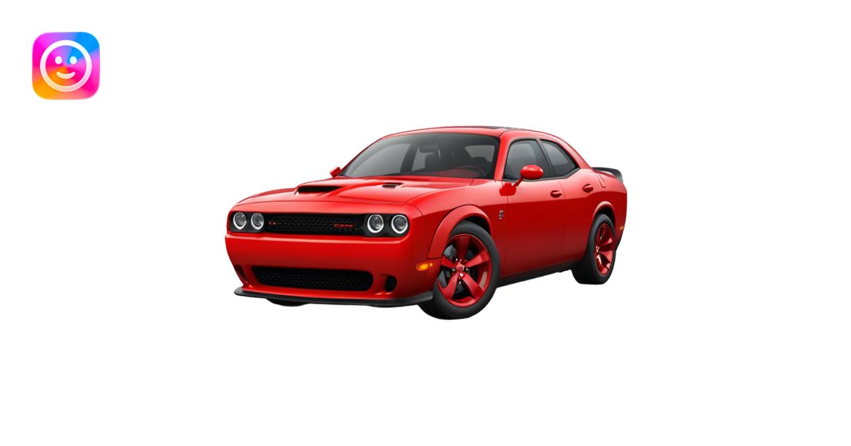 red scat pack emoji | AI Emoji Generator
