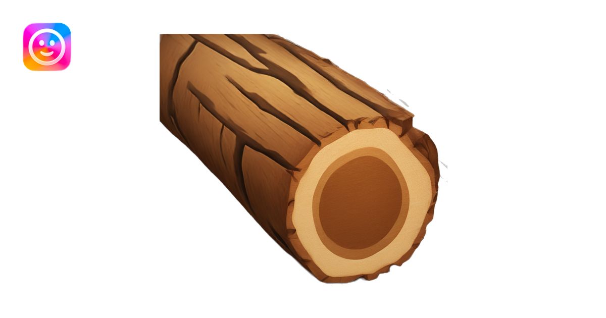 Wooden log emoji | AI Emoji Generator
