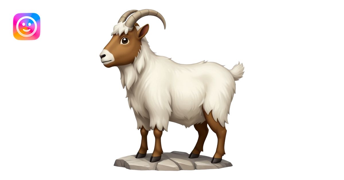 mountain goat emoji | AI Emoji Generator