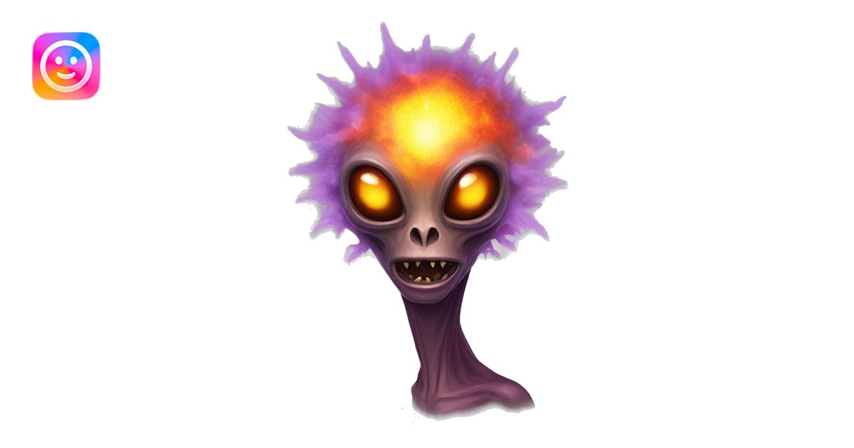 Scorch Supernova Alien emoji | AI Emoji Generator