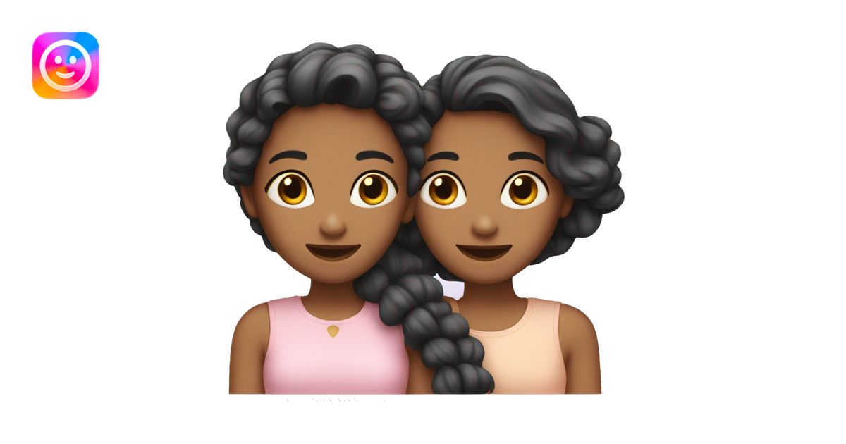 three girl best friends emoji | AI Emoji Generator