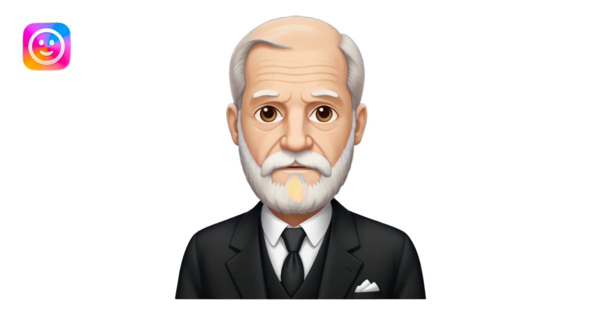 Sigmund Freud emoji | AI Emoji Generator