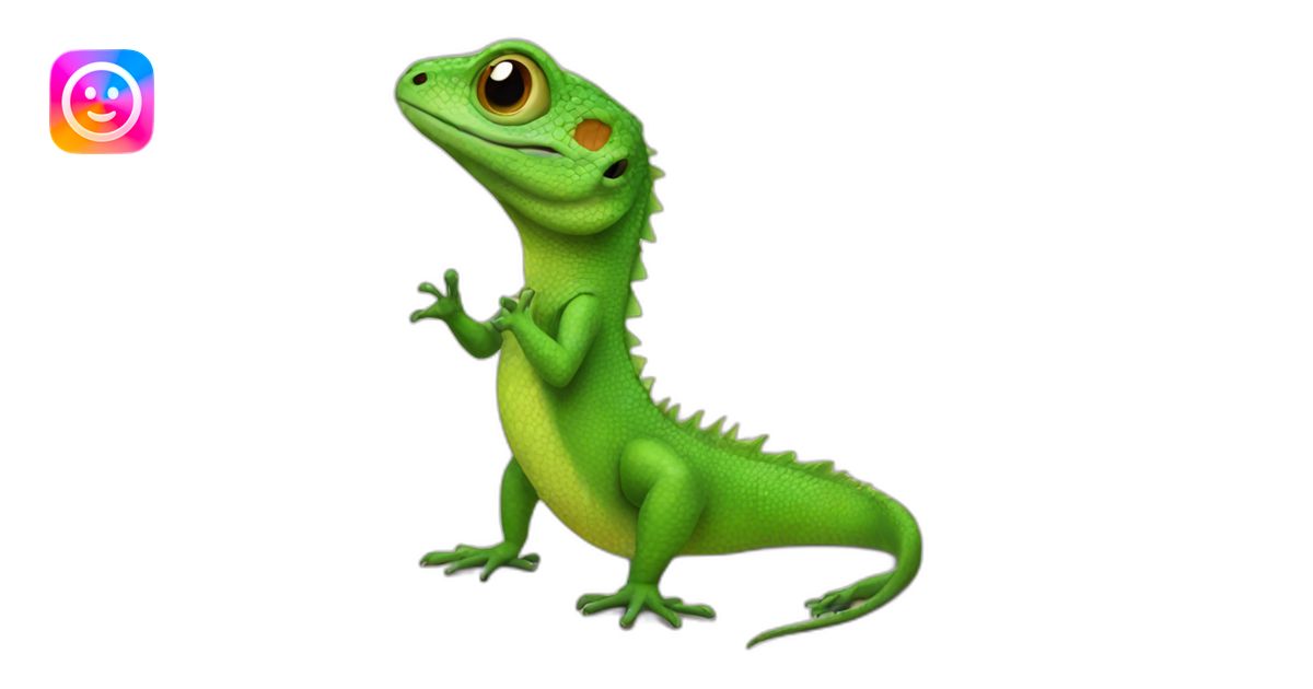 Lizard emoji | AI Emoji Generator