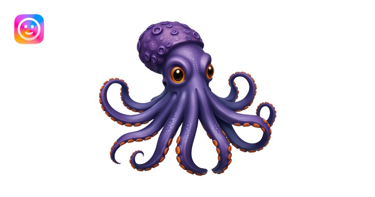 Octopus emoji | AI Emoji Generator