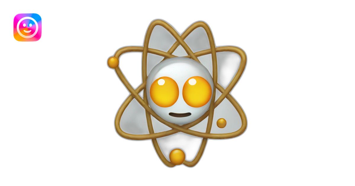 Science, atom, symbol, emoji | AI Emoji Generator