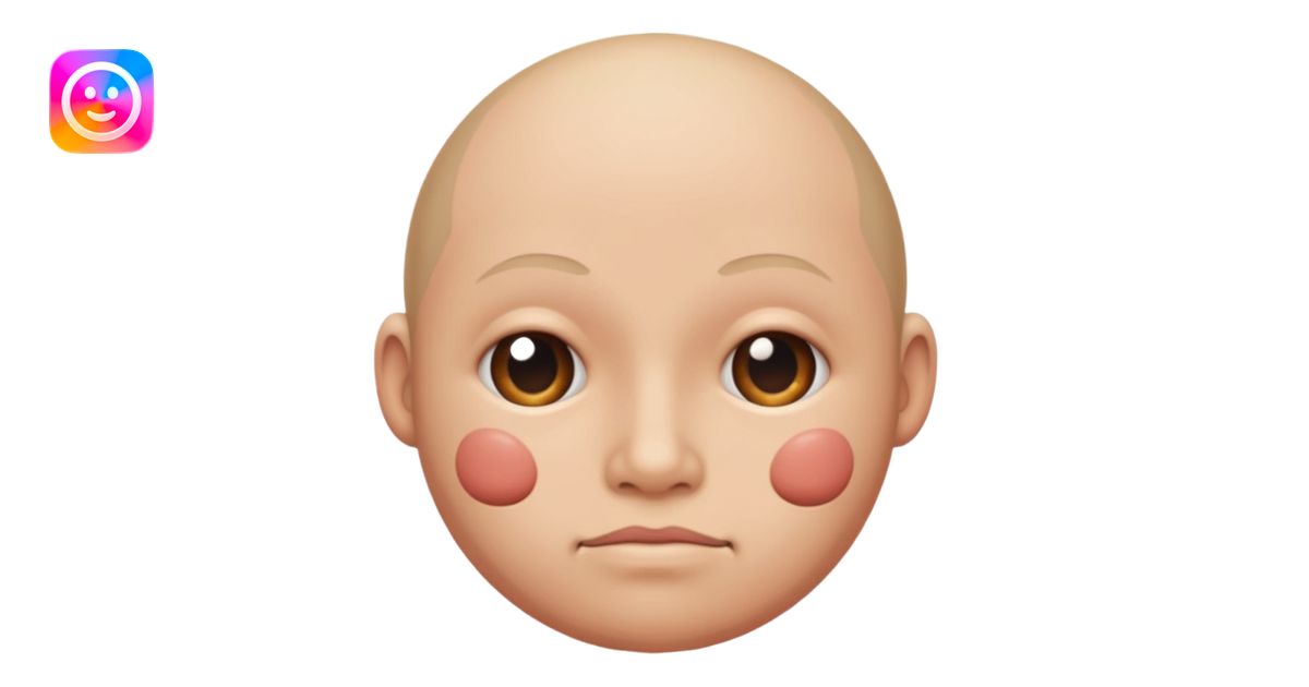 Buttcheek head emoji | AI Emoji Generator