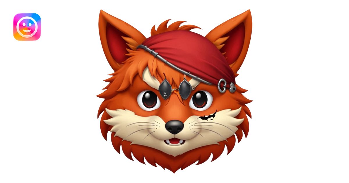 Foxy from fnaf emoji | AI Emoji Generator