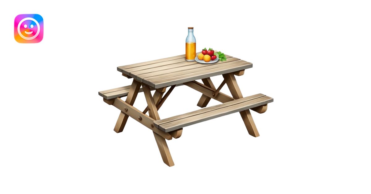 table of picnic emoji | AI Emoji Generator