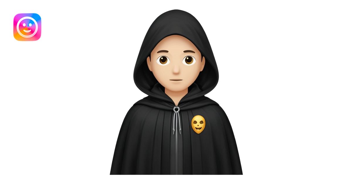 Boca sería sin cara emoji | AI Emoji Generator