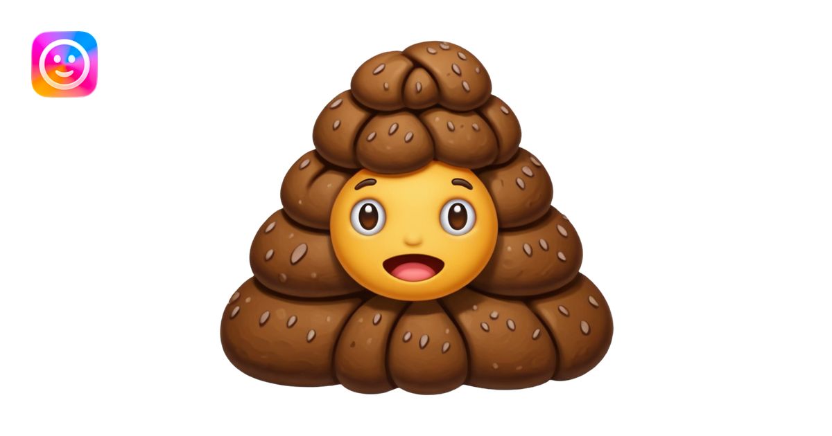 plain poop emoji | AI Emoji Generator