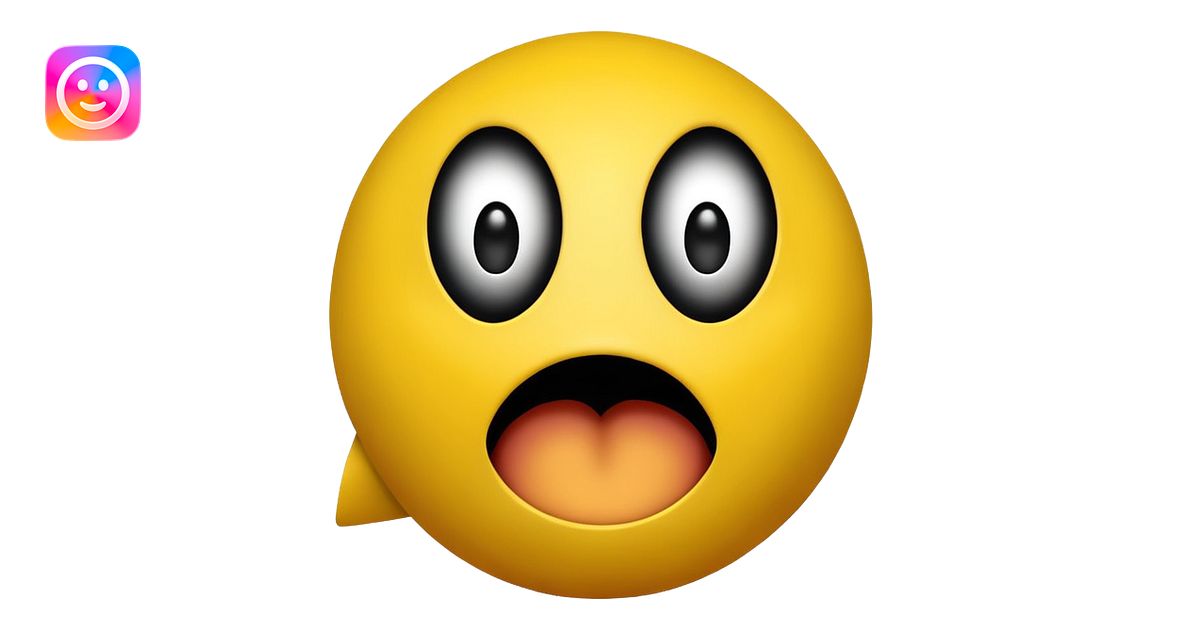 Pac-Man which just has two black dots as the eyes and a wide open mouth ...