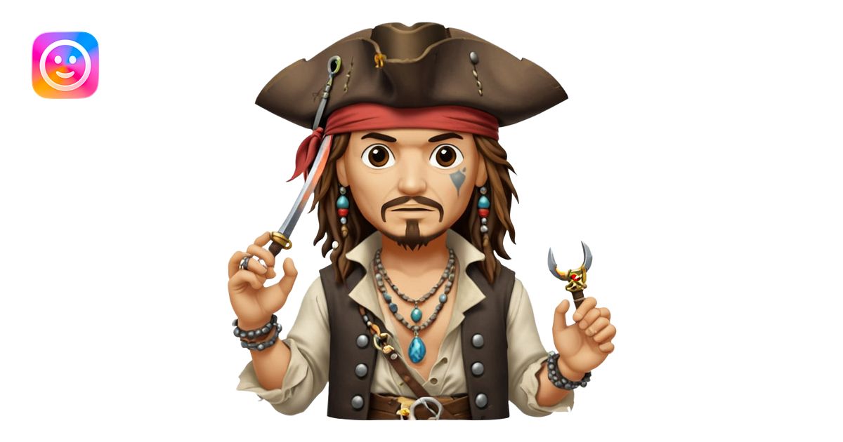 jack sparrow from the film pirates of the caribbean, shooo-ing the ...