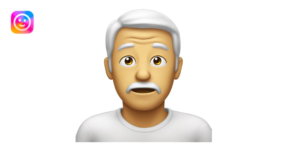 Seed oil coughing man emoji | AI Emoji Generator