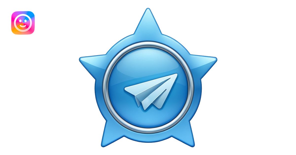 Telegram verification checkmark emoji | AI Emoji Generator