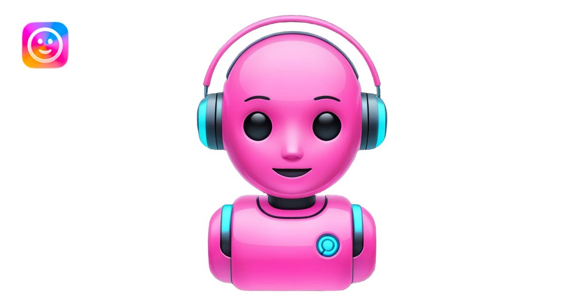 pink chat gpt ai emoji | AI Emoji Generator