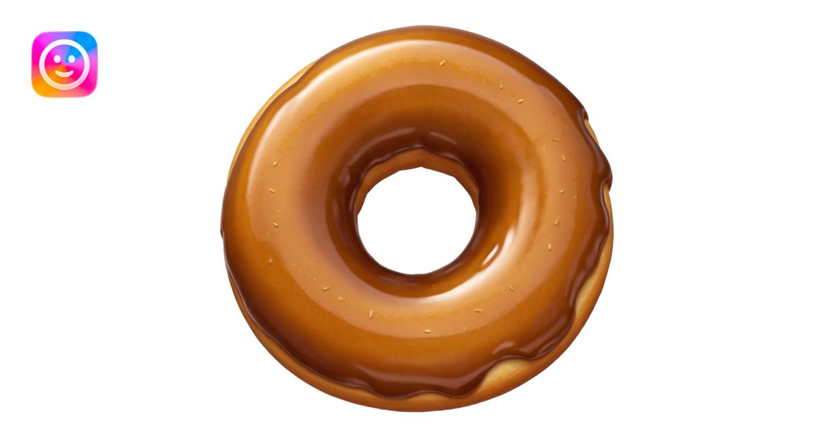 Glazed dounut emoji | AI Emoji Generator