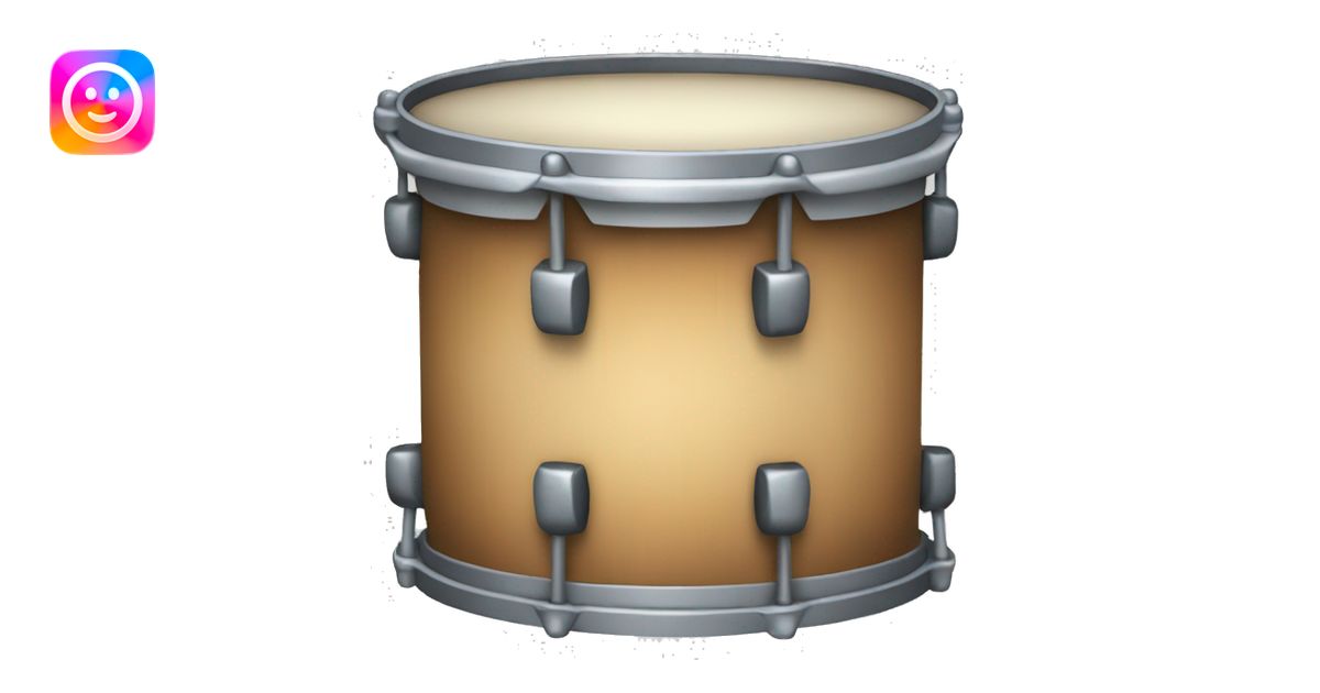 Drum emoji | AI Emoji Generator