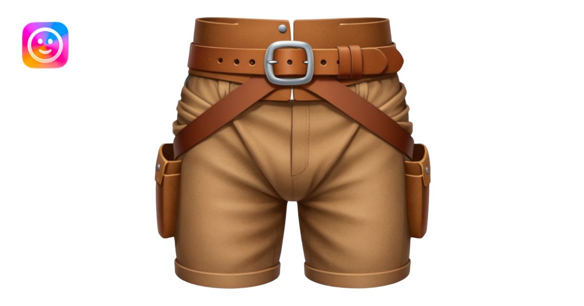 belt to butt emoji | AI Emoji Generator