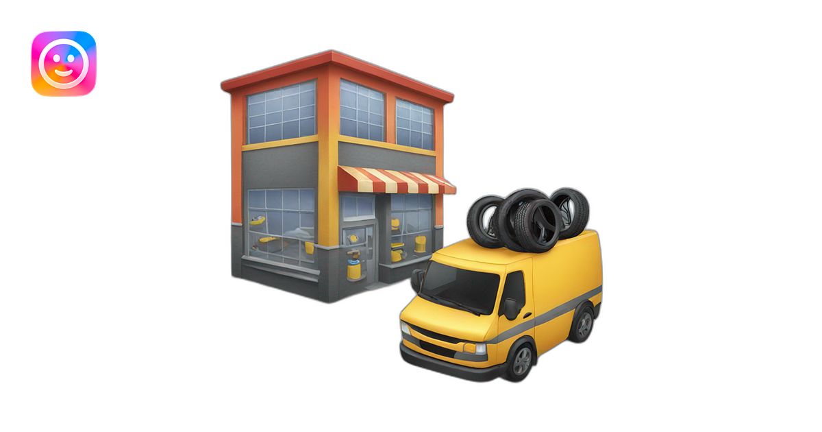 Tires shop emoji | AI Emoji Generator