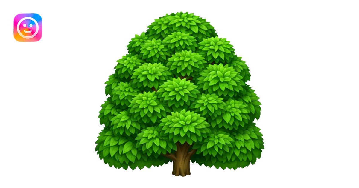 create a dnd style dense_bush.png using 48x48 pixels size emoji | AI ...