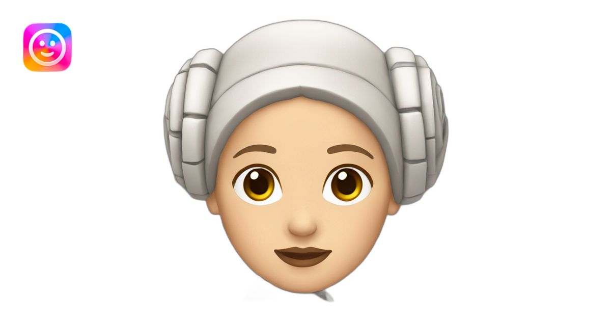 Princess leia emoji | AI Emoji Generator