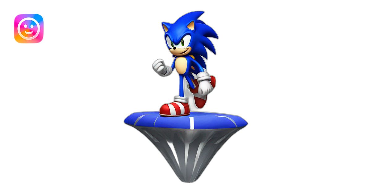 Sonic Adventure emoji | AI Emoji Generator