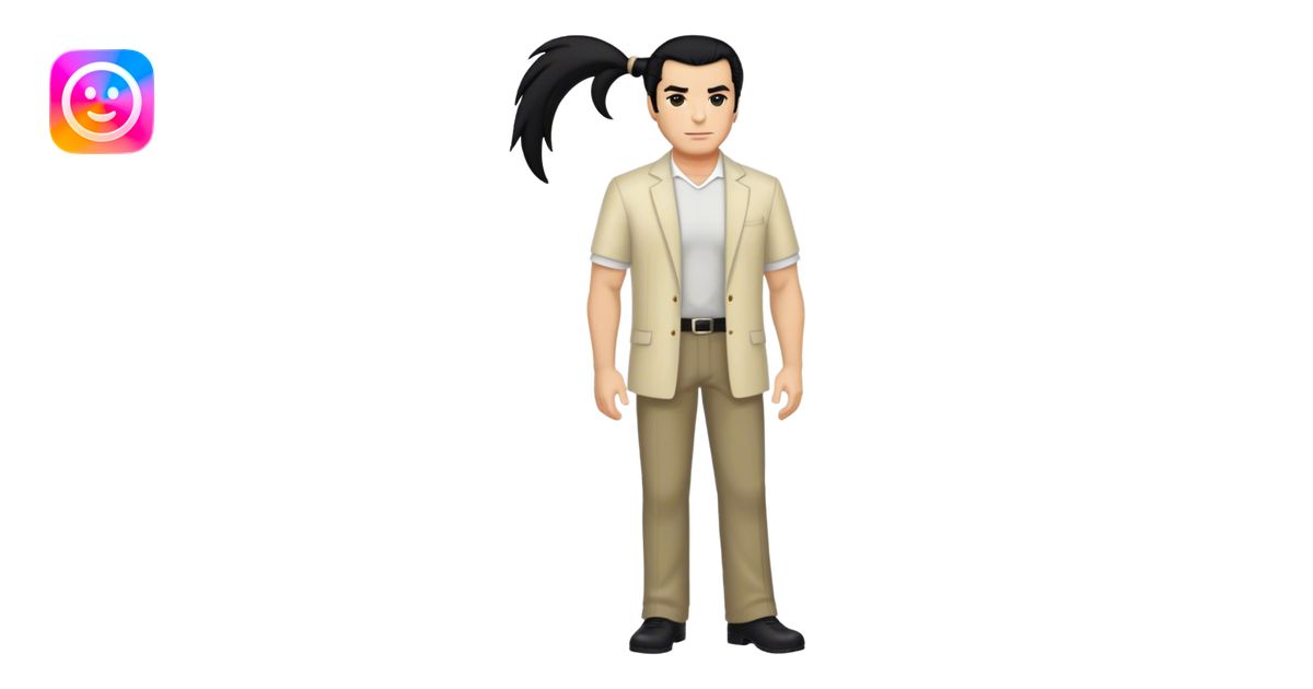 steven segal full-body ponytail emoji | AI Emoji Generator