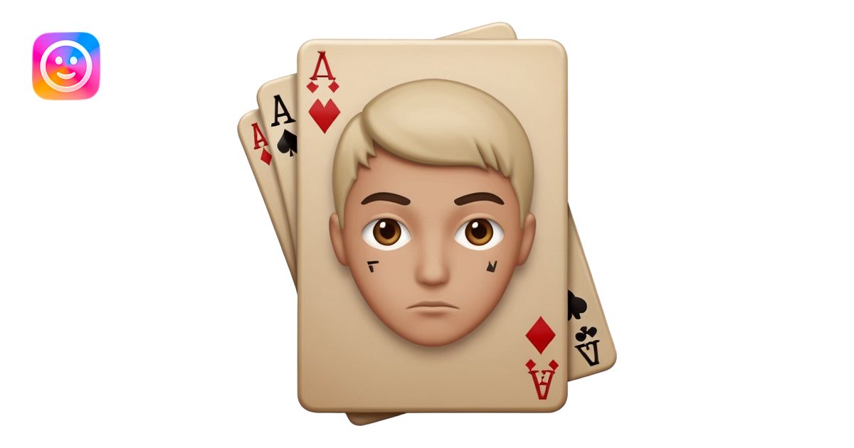 Poker face emoji | AI Emoji Generator