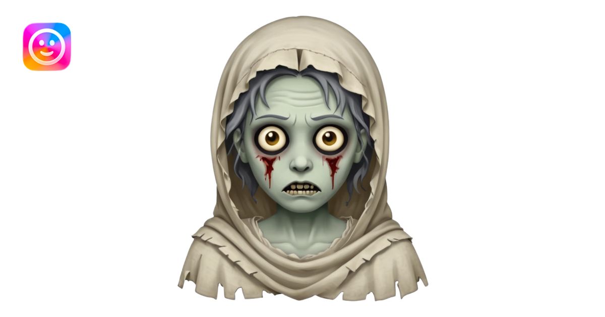 greek ancient zombie woman emoji | AI Emoji Generator