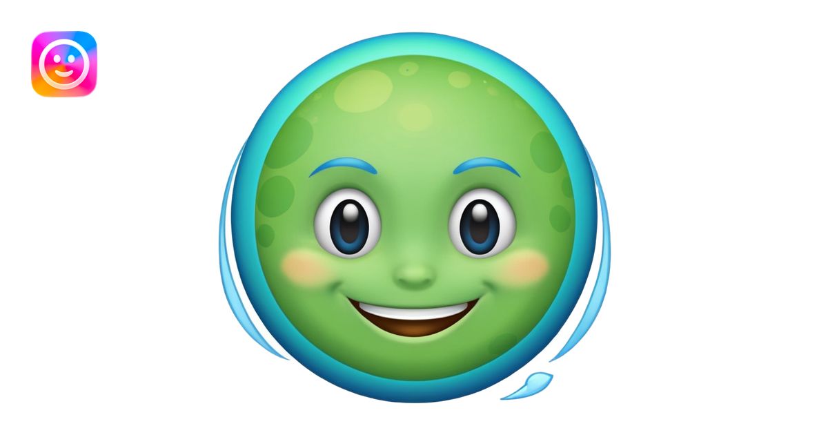 smiling planet emoji emoji | AI Emoji Generator