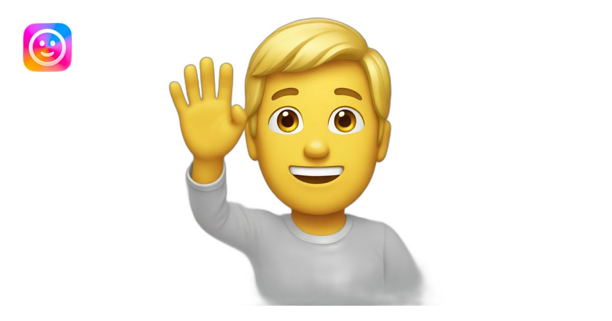 WAVING emoji | AI Emoji Generator