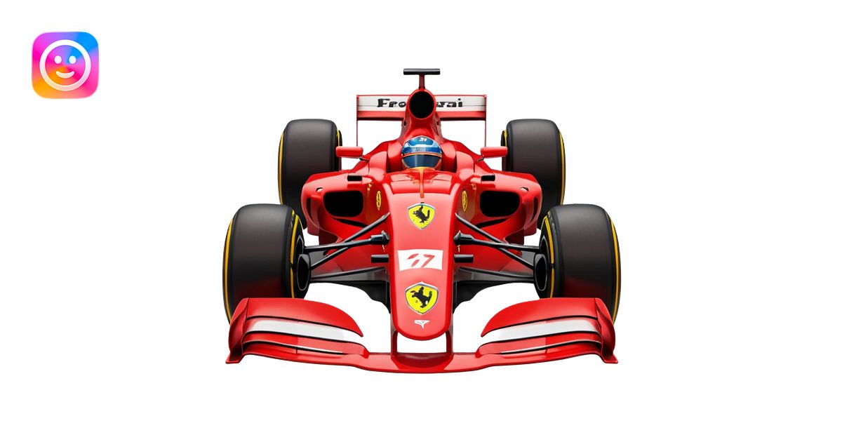 Ferrari formula 1 car emoji | AI Emoji Generator