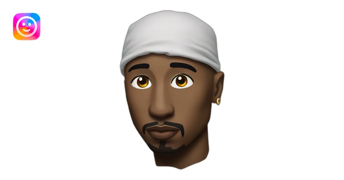 tupac emoji | AI Emoji Generator