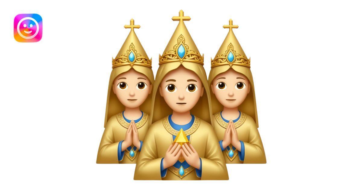 the holy triad emoji | AI Emoji Generator