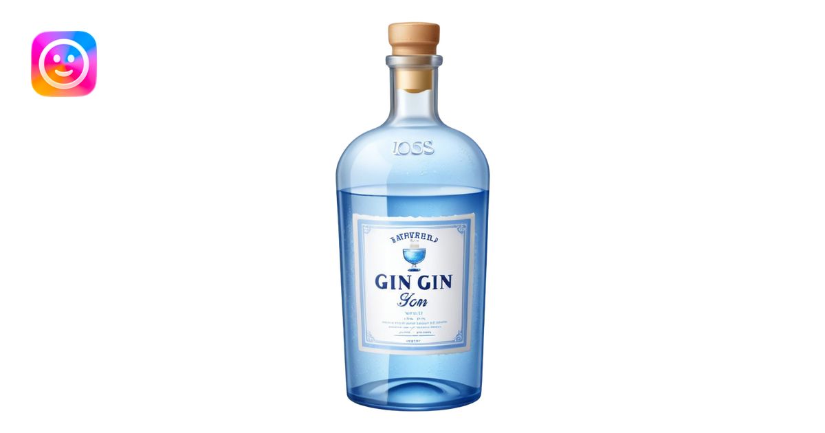 Bottle of Gin emoji | AI Emoji Generator