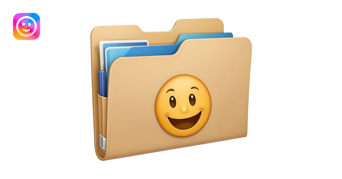 folder emoji | AI Emoji Generator