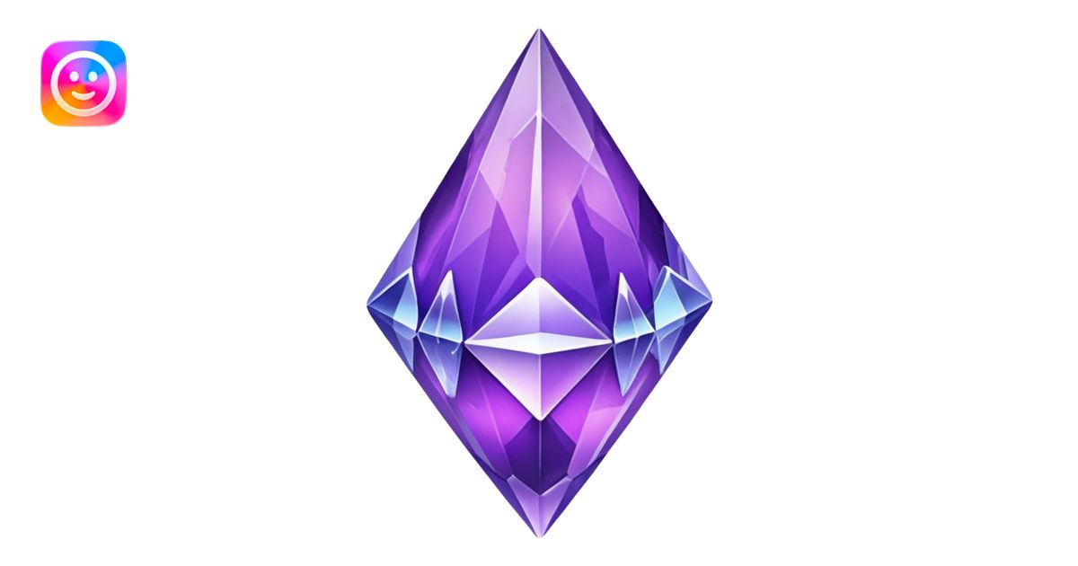 purple shard emoji | AI Emoji Generator