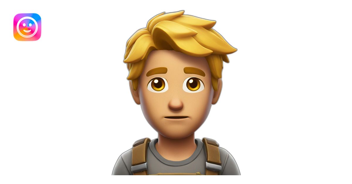 fortnite-jonesy-sad emoji | AI Emoji Generator