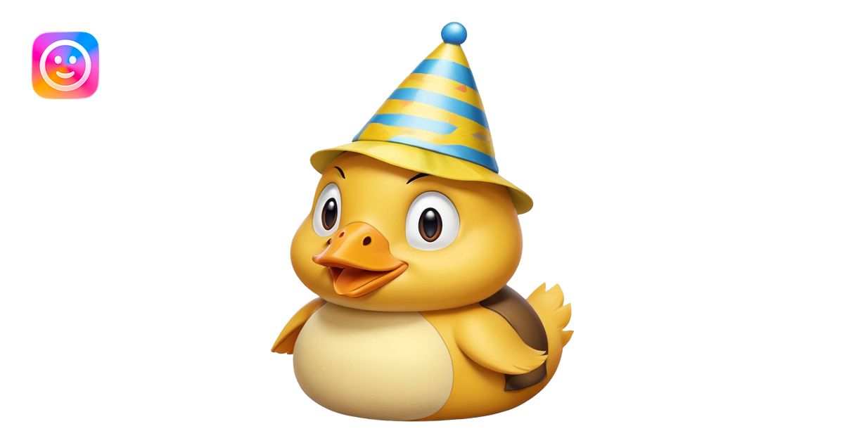 Happy birthday psyduck emoji | AI Emoji Generator