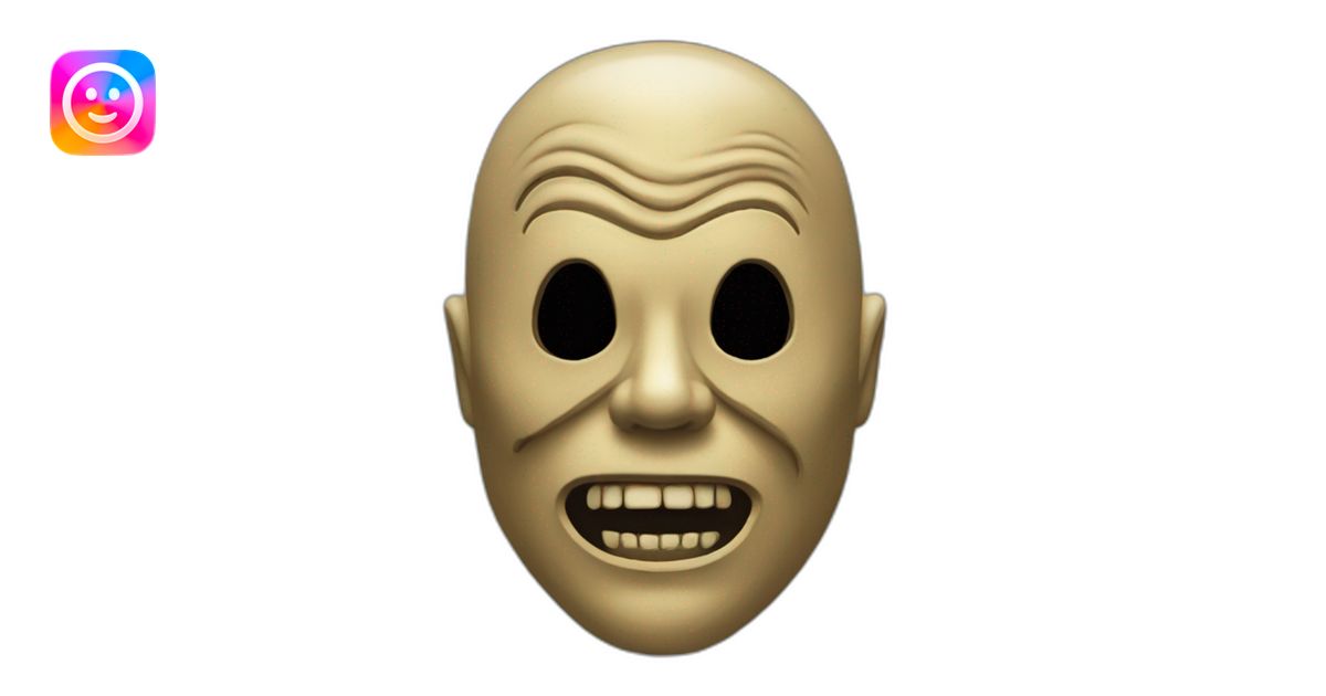 The Haunted Mask Goosebumps emoji | AI Emoji Generator